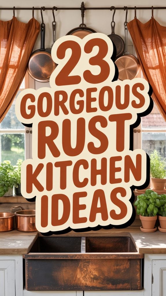 23 Gorgeous Rust Kitchen Ideas
