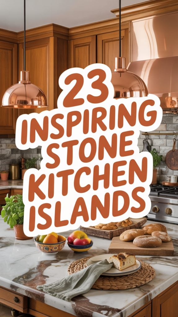 23 Inspiring Stone Kitchen Island Ideas