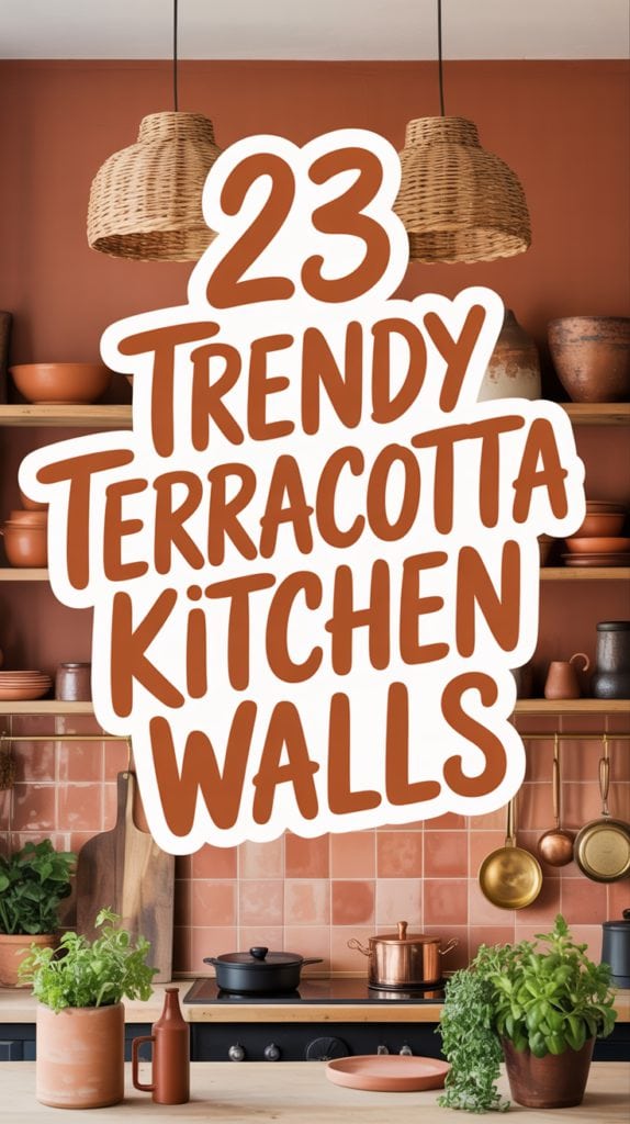 23 Trendy Terracotta Kitchen Walls