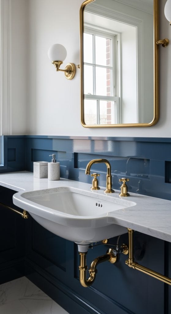 21 Gorgeous Gray and Blue Bathroom Ideas