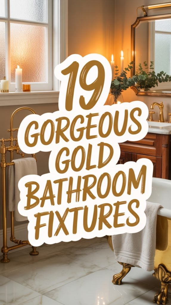 19 Gorgeous Gold Bathroom Fixtures