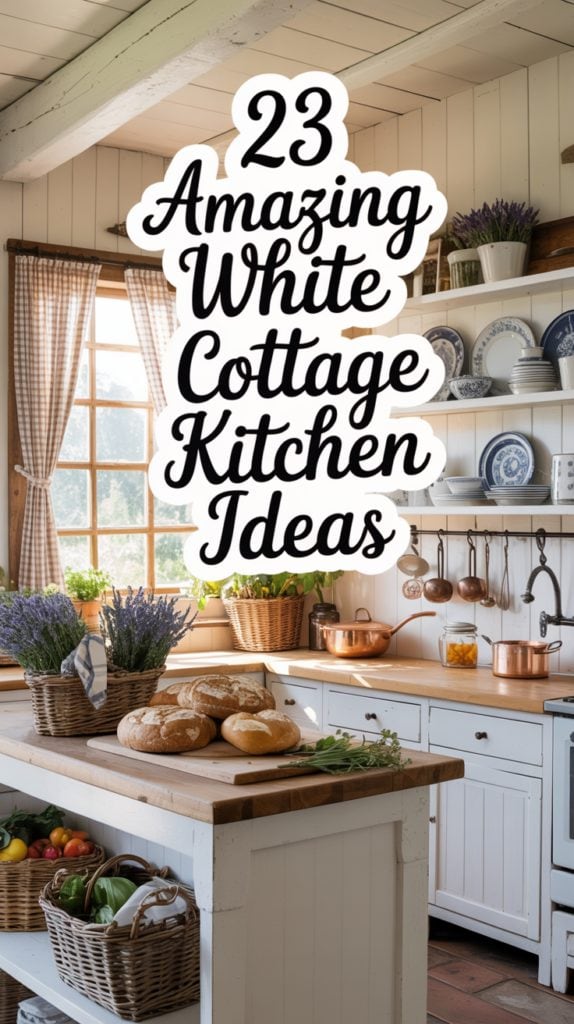 23 Amazing White Cottage Kitchen Ideas You Need to See Before Your Next ...