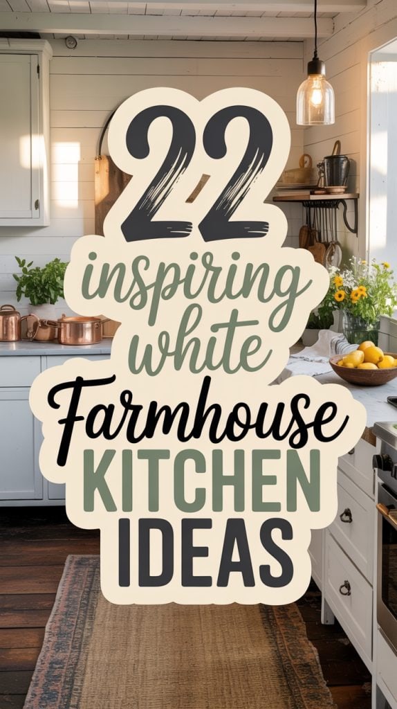 22 Inspiring White Farmhouse Kitchen Ideas You'll Actually Want to Copy