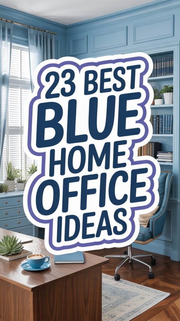 23 Best Blue Home Office Ideas