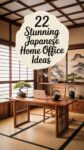 22 Stunning Japanese Home Office Ideas