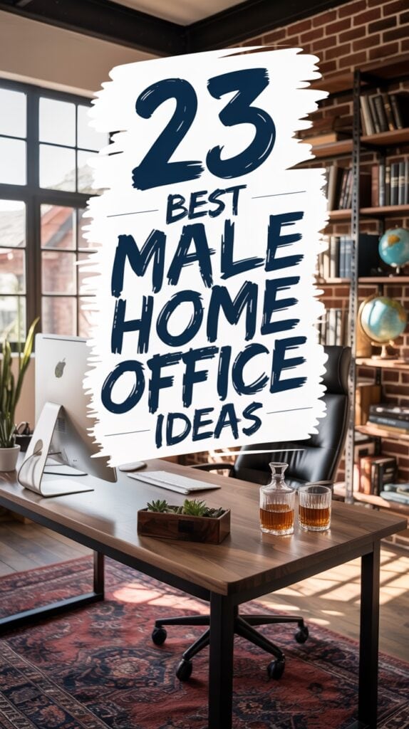 23 Best Male Home Office Ideas