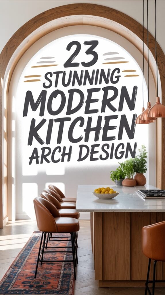23 Stunning Modern Kitchen Arch Design