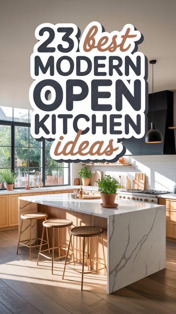 23 Best Modern Open Kitchen Ideas
