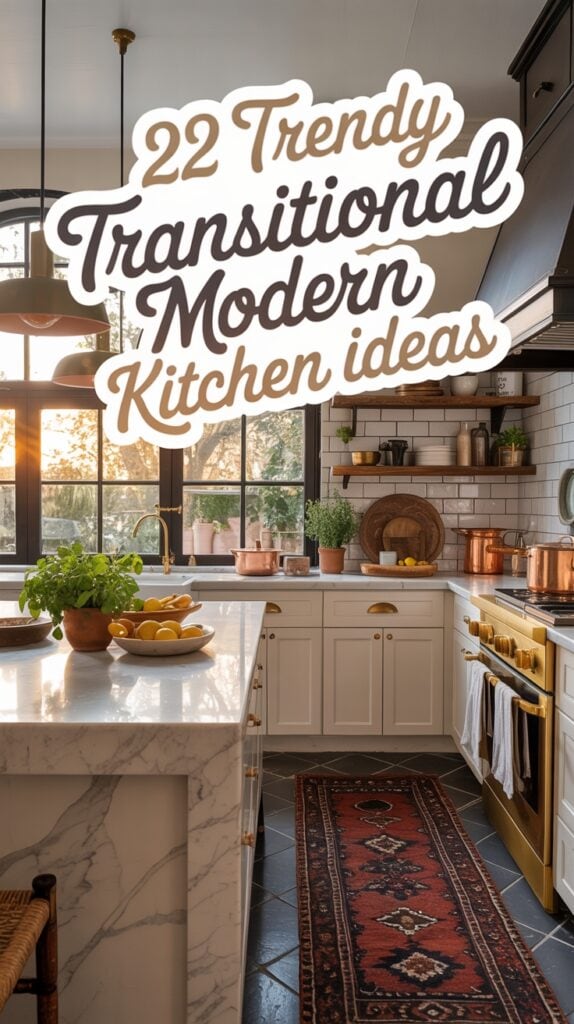 22 Trendy Transitional Modern Kitchen Ideas
