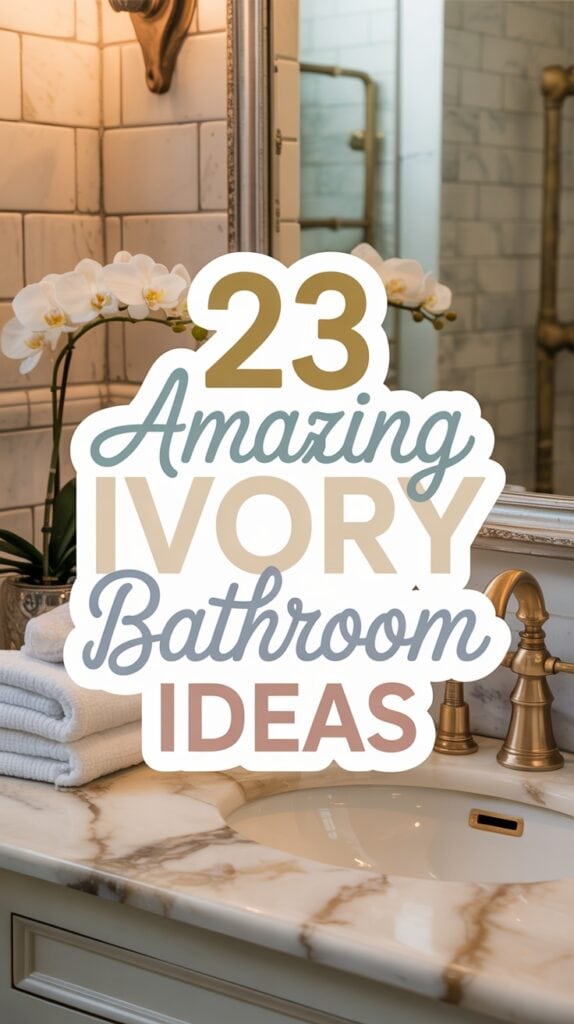 23 Amazing Ivory Bathroom Ideas
