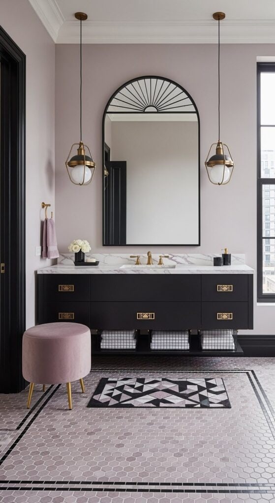 32 Stunning Mauve Bathroom Ideas