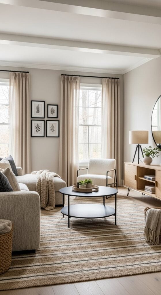 23 Modern Black And Beige Living Room That Never Go Out of Style