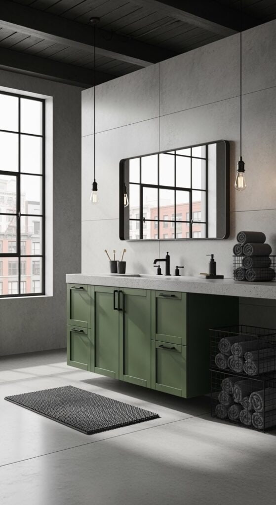 22 Amazing Dark Green Bathroom Ideas