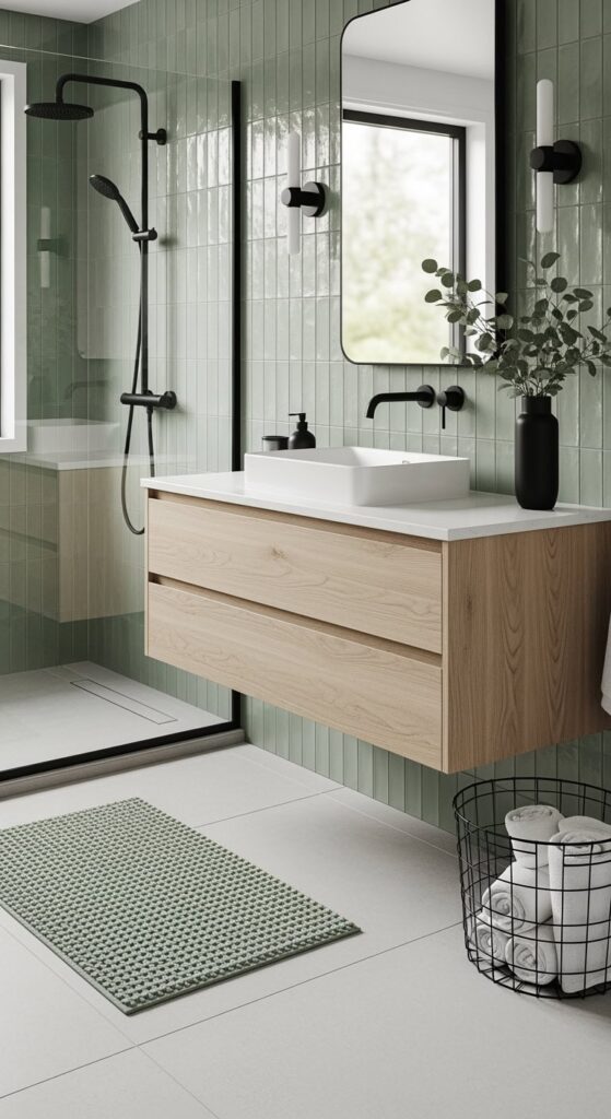 22 Olive Green Bathroom That Refresh Daily