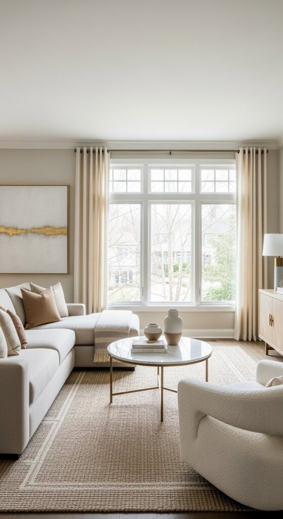 23 Cream And Beige Living Room That Never Go Out of Style