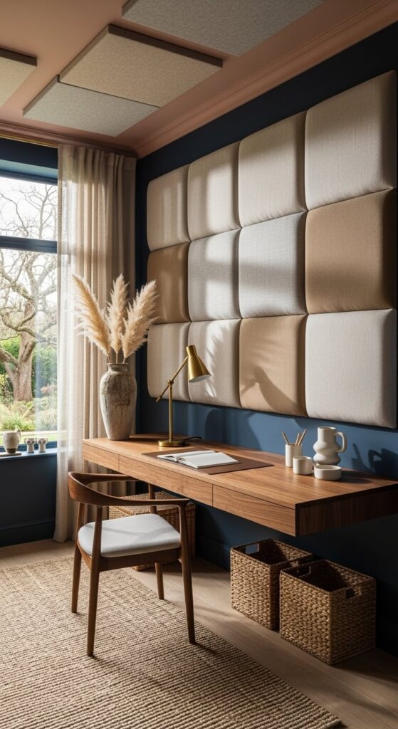 23 Home Office Background Wall Designs
