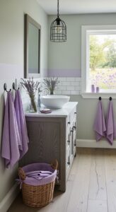 30 Beautiful Lavender Bathroom Ideas