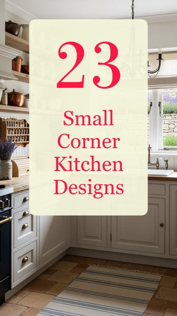23 Small Corner Kitchen That Maximizes Every Inch Beautifully
