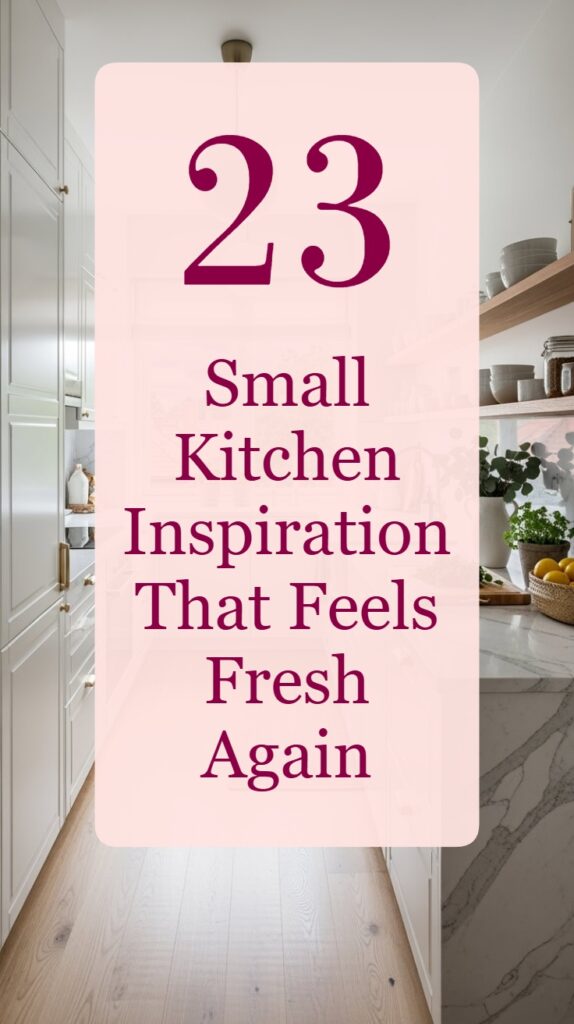 23 Small Kitchen Inspiration That Feels Fresh Again