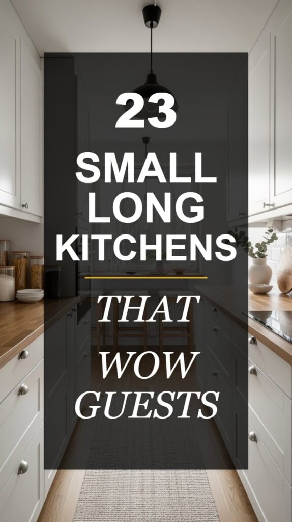 23 Small Long Kitchens That Wow Guests