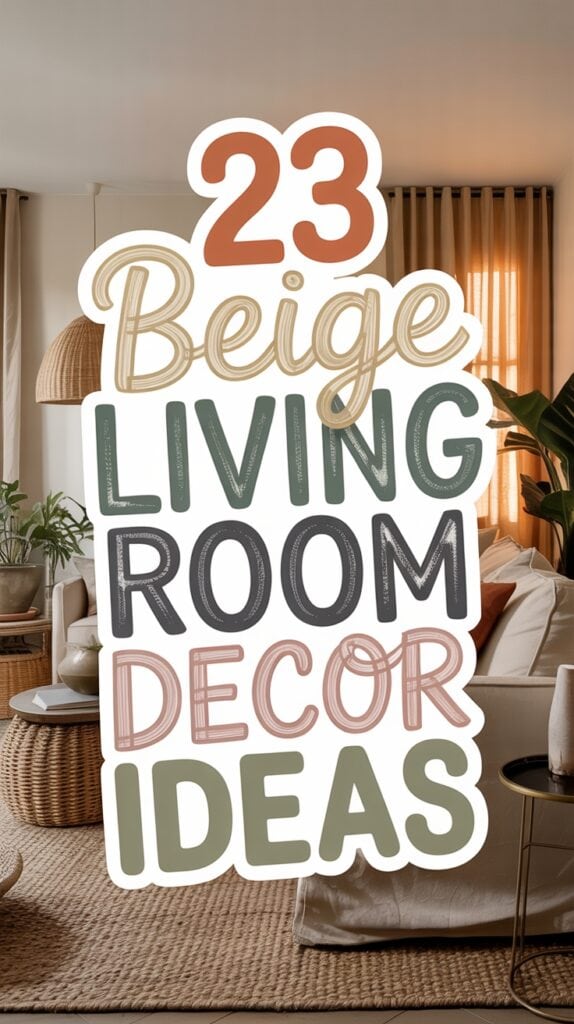 23 Beige Living Room Decor That Elevate Beige