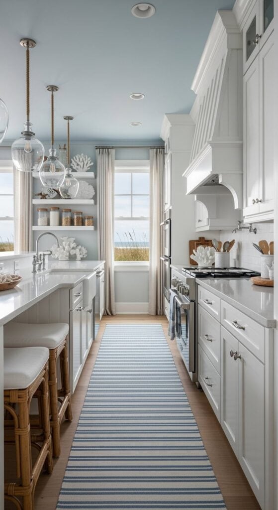23 Small Long Kitchens That Wow Guests