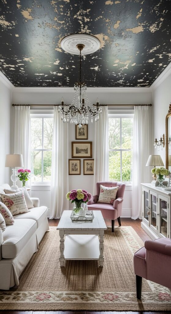 23 Black Ceiling Living Room Ideas That Add Instant Elegance