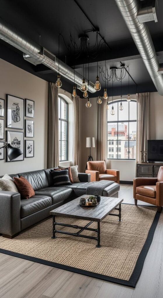 23 Black Ceiling Living Room Ideas That Add Instant Elegance