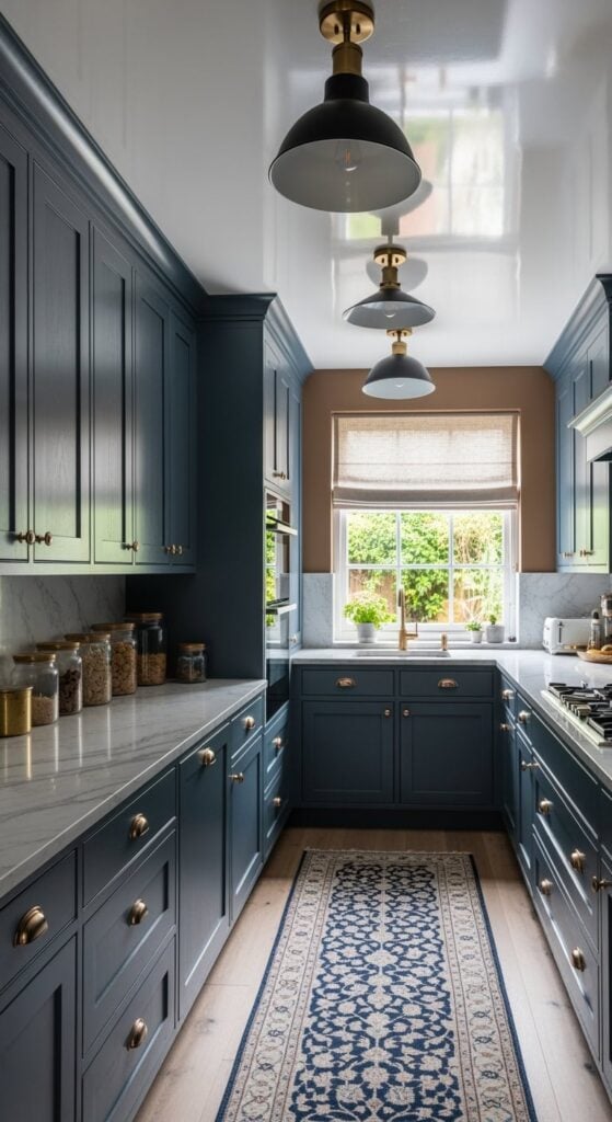 23 Small Long Kitchens That Wow Guests