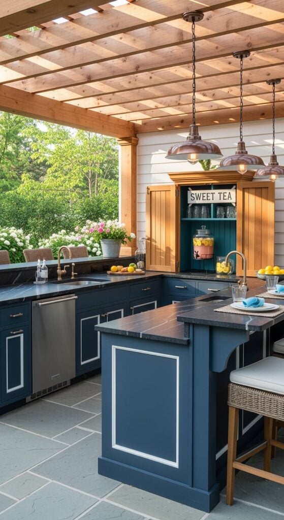 23 Small Backyard Kitchen That Sparks Outdoor Joy