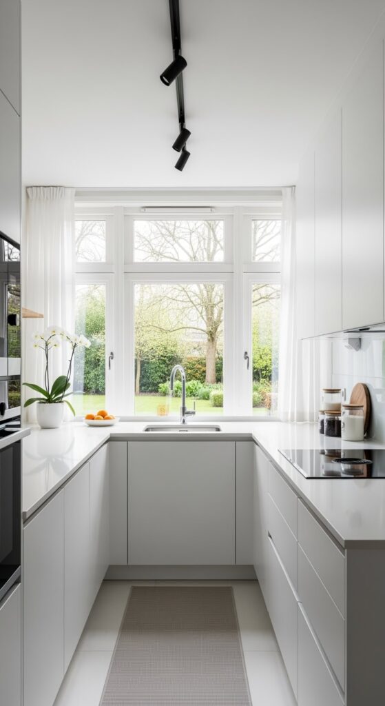 23 Small Open Kitchen That Brightens Every Morning