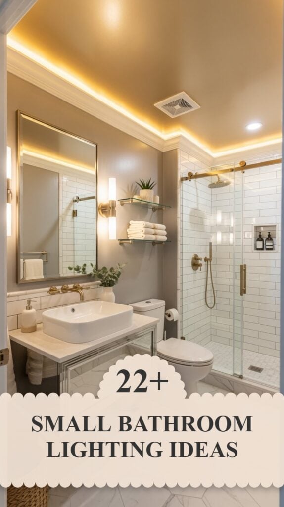 23 Small Bathroom Lighting Ideas for a Dazzling Look