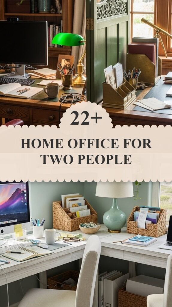 23 Home Office for Two People Layouts to Create Your Perfect Dual Workspace