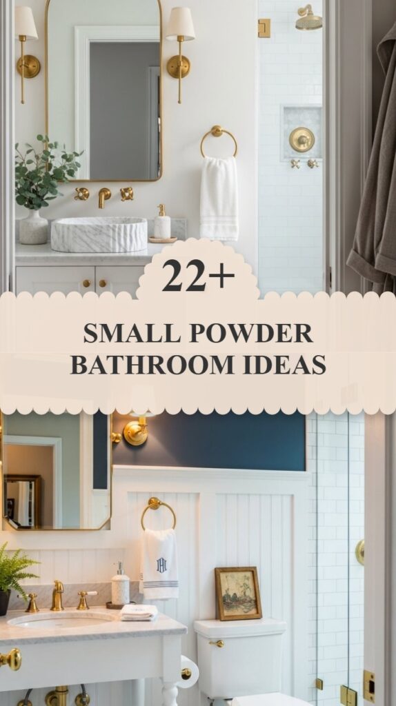 23 Small Powder Bathroom Ideas That Make a Big First Impression