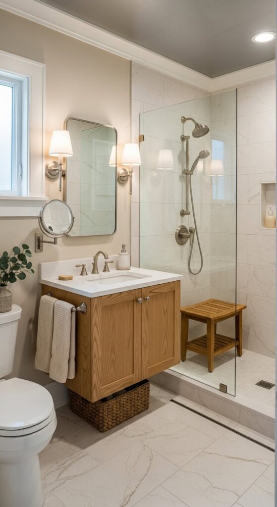23 Small Bathroom Walk in Shower Layouts That Open Up Your Space