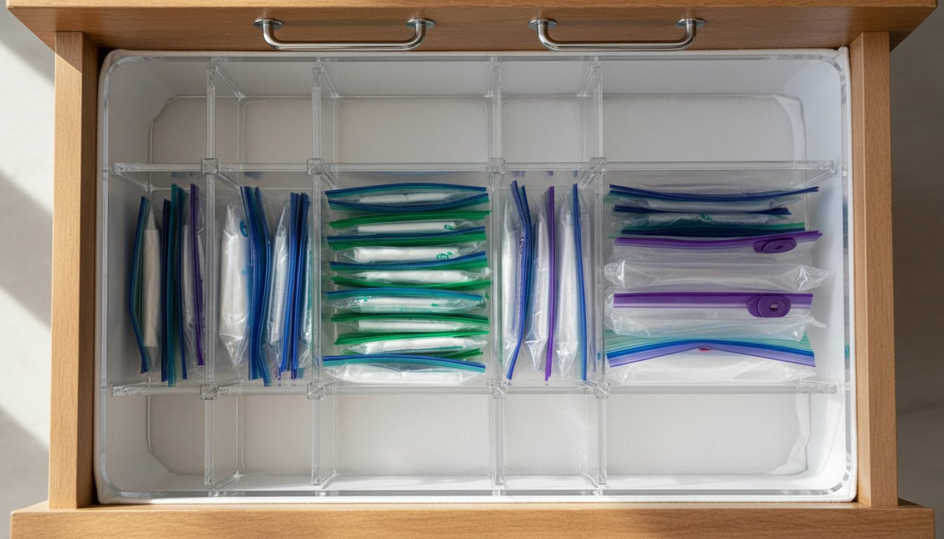 4 Best Ziploc Bag Organizers for [YEAR] (No More Drawer Mess)