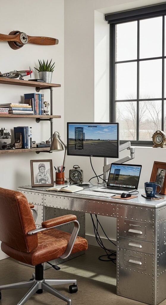 23 Home Office Ideas for Men: From Industrial to Modern Executive