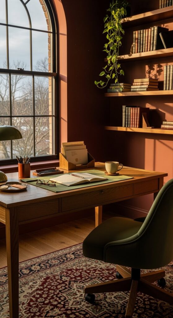 23 Home Office Library Ideas | Cozy & Productive