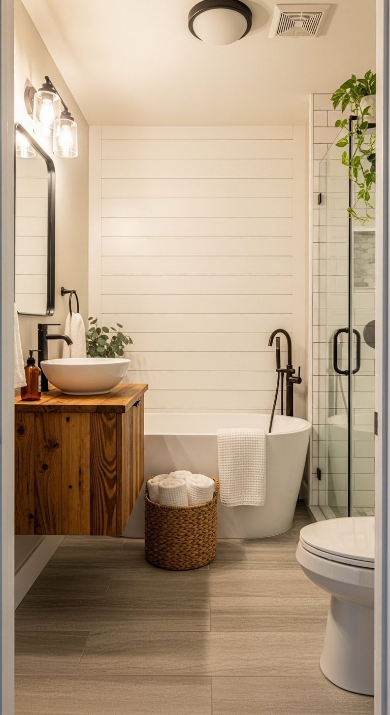 23 Small Bathroom With Bath Layouts to Keep Your Soaking Dreams Alive