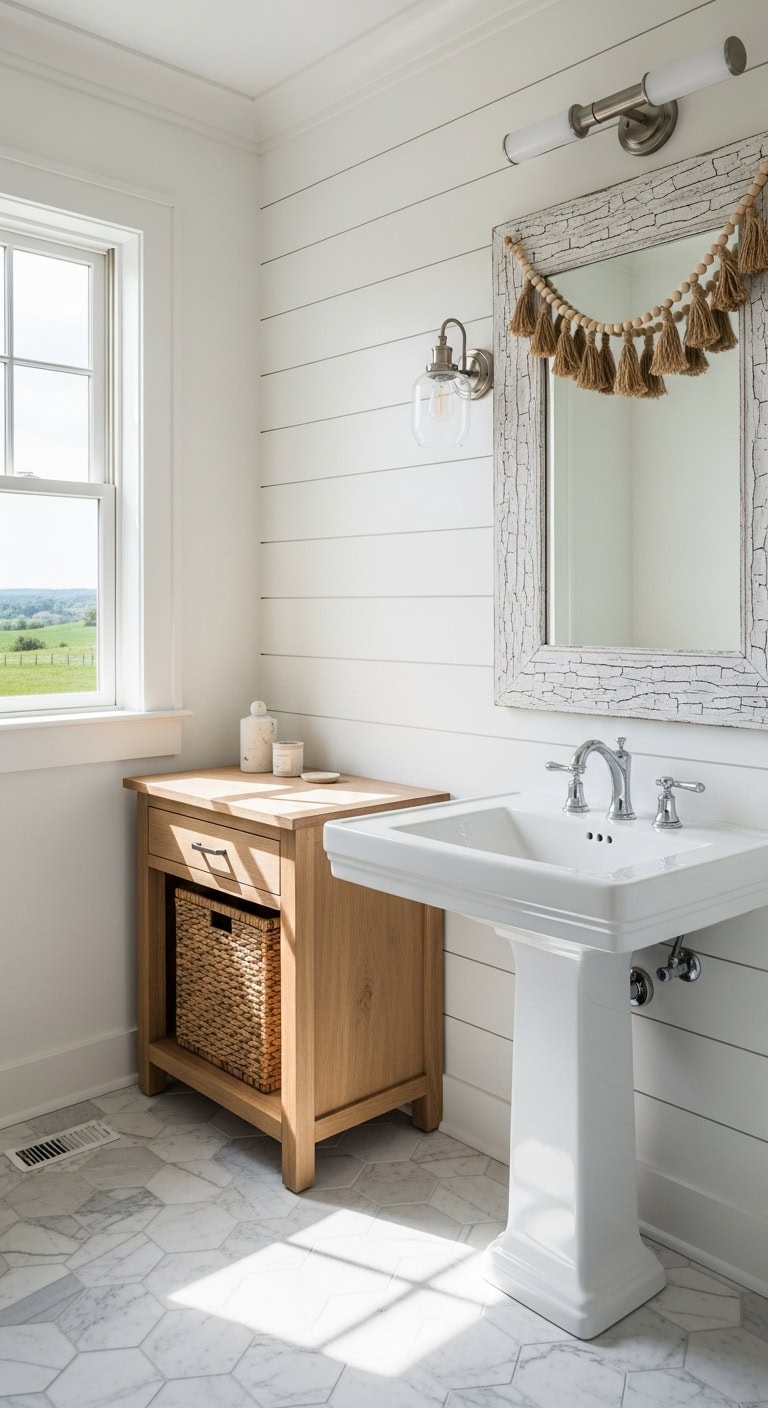 23 Small Farmhouse Bathroom Designs: Rustic Style Meets Function