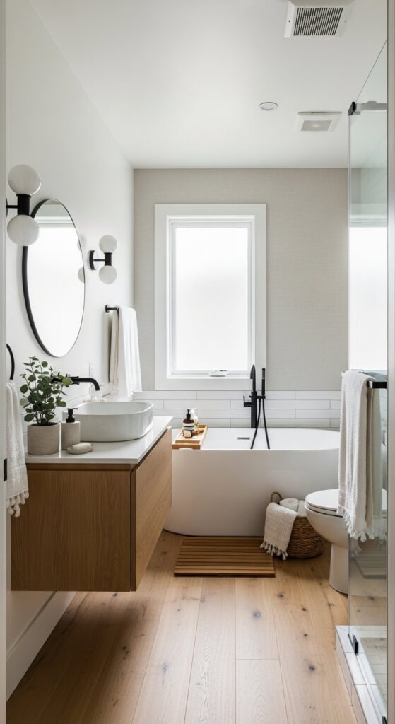 23 Small Bathroom With Bath Layouts to Keep Your Soaking Dreams Alive