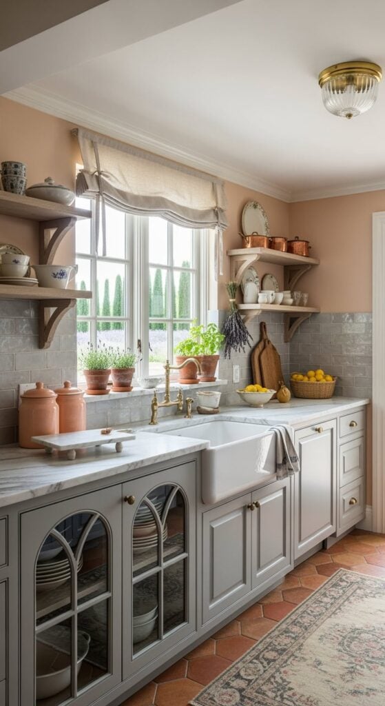 23 Small French Country Kitchen Designs