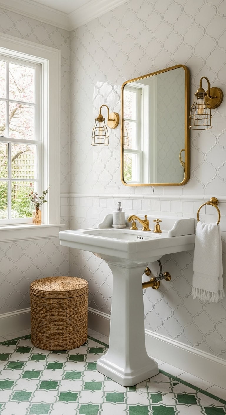 23 Small Bathroom Tile Ideas: From Subway to Statement Patterns