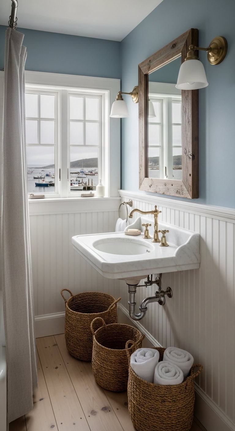 23 Rustic Small Bathroom Ideas That Feel Warm and Inviting