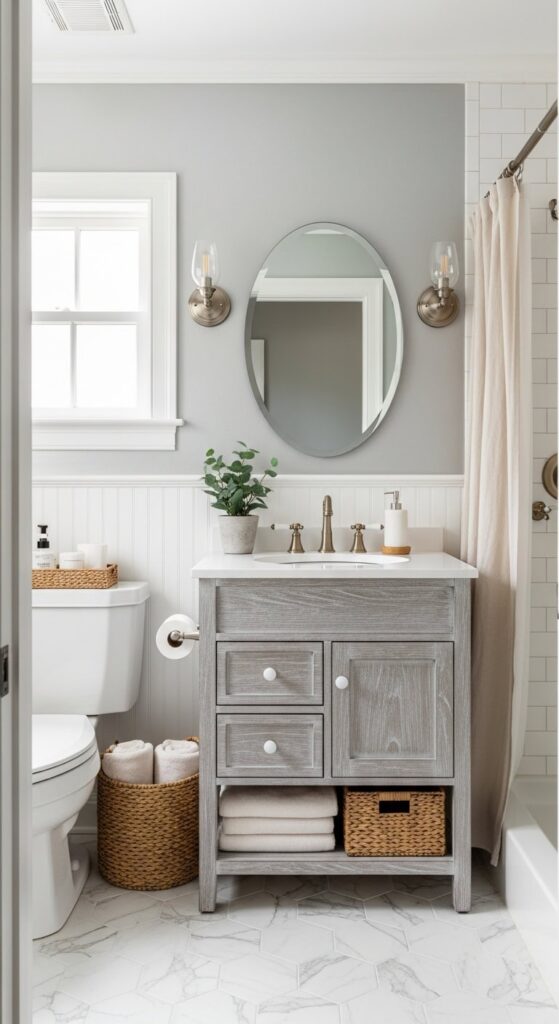 23 Small Farmhouse Bathroom Designs: Rustic Style Meets Function