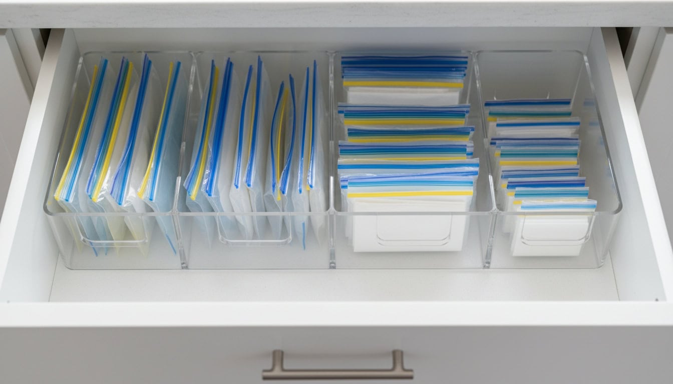 4 Best Ziploc Bag Organizers for [YEAR] (No More Drawer Mess)