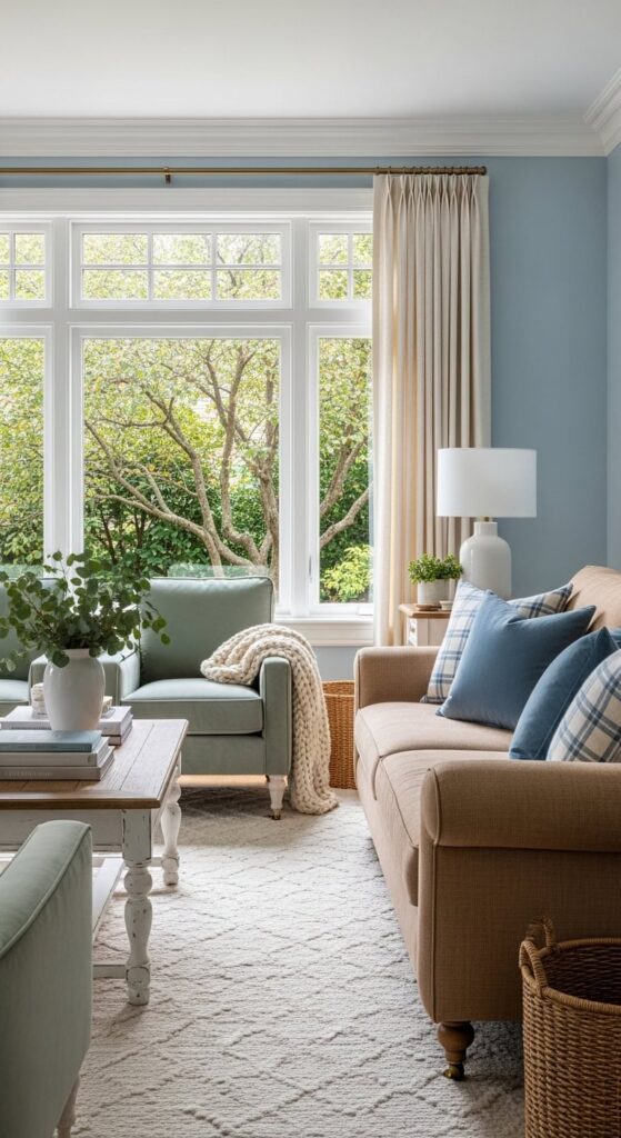 23 Baby Blue Living Room Ideas That Keep Things Sweet and Simple