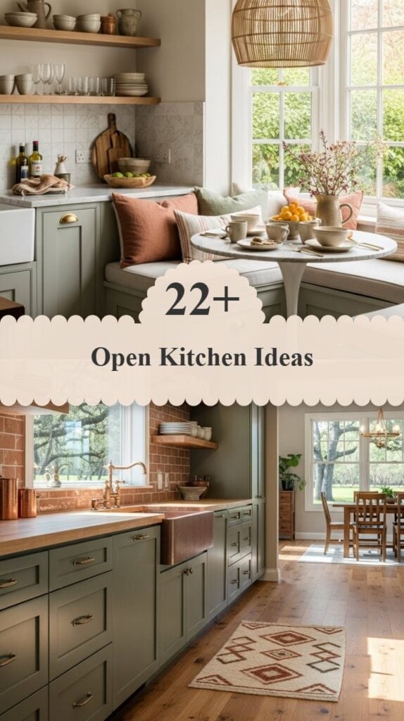 23 Open Kitchen Ideas to Create Your Dream Entertaining Space