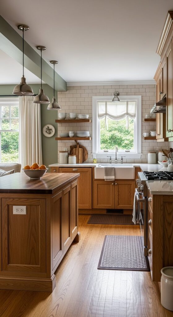 23 Half Open Kitchen and Living Room Layouts That Get It Just Right