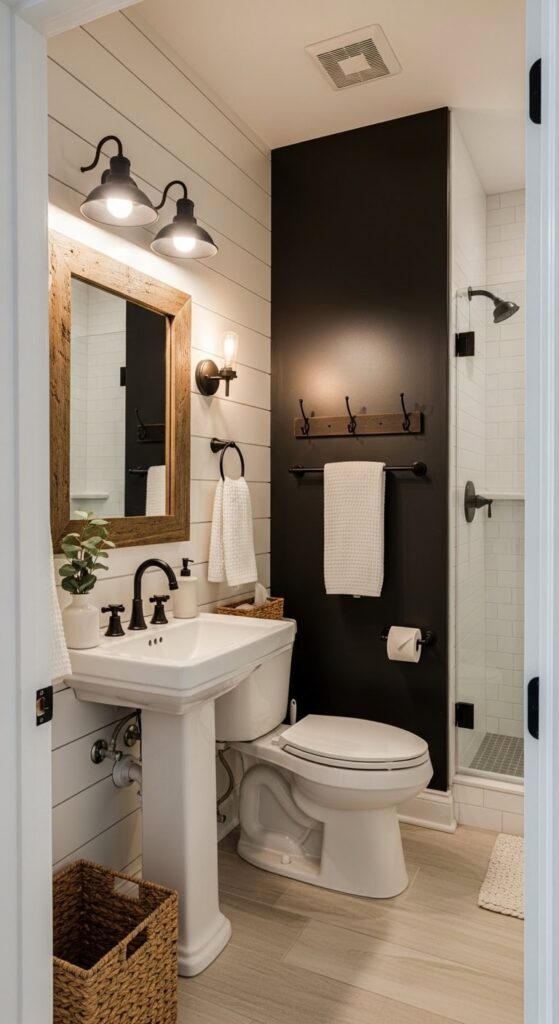 23 Small Half Bathroom Ideas That Pack in Style and Function